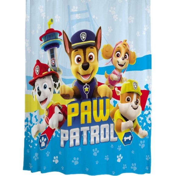 Paw Patrol | Bath | New Paw Patrol Dogs Fabric Shower Curtain Hook Set ...
